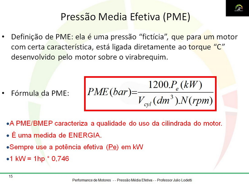 A PRESSÃO MÉDIA EFETIVA – PME (PARTE 1) – Autoentusiastas